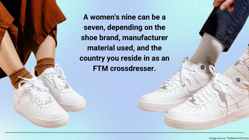 8.5 Women to Men: Crossdresser Shoes Size Conversion - Banabuddy FTM ...